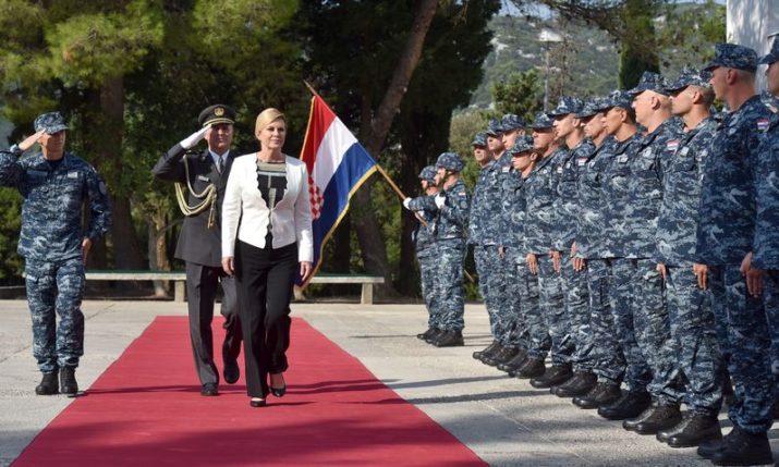 PHOTOS: 27th Anniversary of Croatian Navy Marked in Ploče | Croatia Week