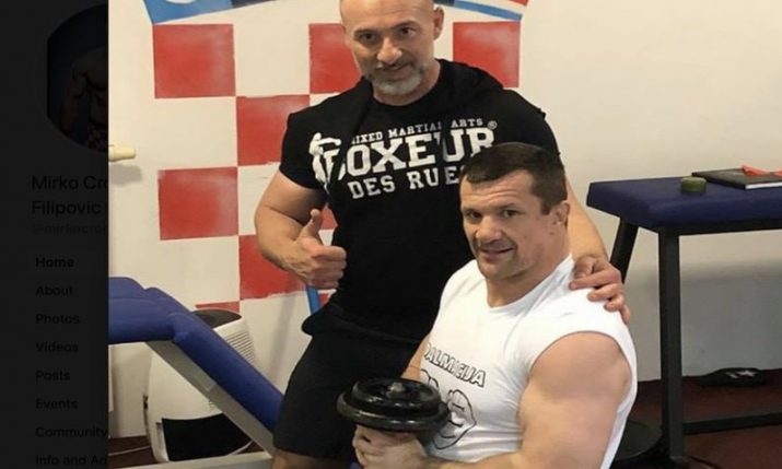 PHOTO: Cro Cop returns to the gym for first time after stroke | Croatia ...
