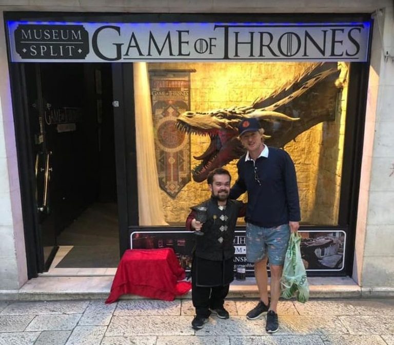 PHOTO: Owen Wilson visits Game of Thrones museum in Split | Croatia ...