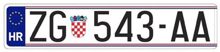 How Croatian licence plates reflect local identity | Croatia ...