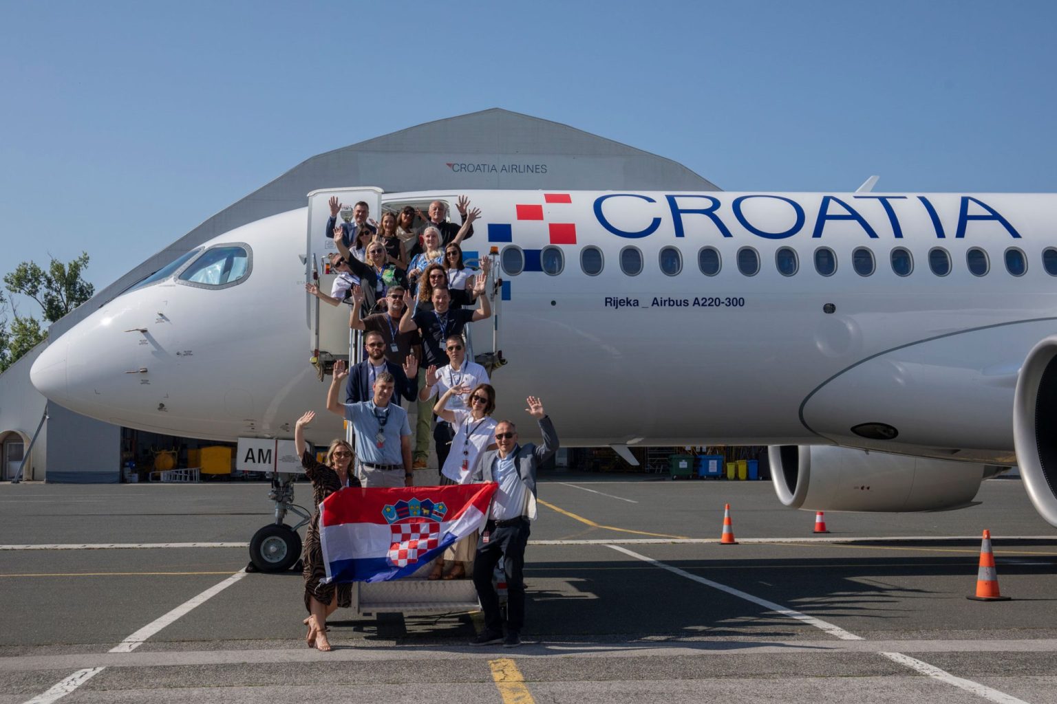 New Airbus A220 named ‘Rijeka’ joins Croatia Airlines fleet | Croatia Week